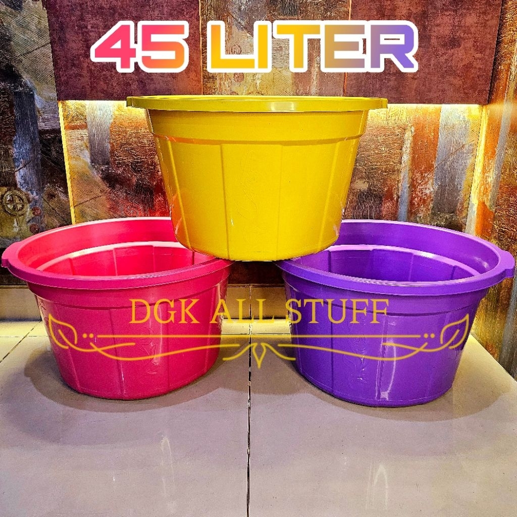 Jual Baskom Waskom Basin Bak Ember Wadah Bulat Adonan Nyuci Cuci Rendam ...