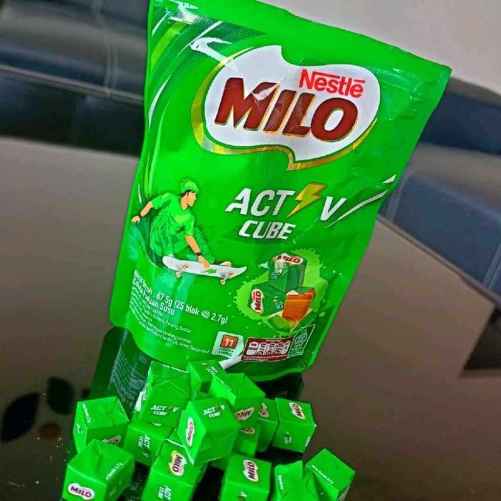 Jual Nestle Milo ACTIV CUBE 25 blok @ 2.7g | Shopee Indonesia