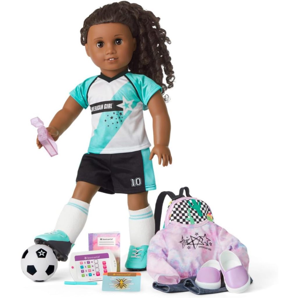 Jual American Girl Truly Me 18-inch Doll 67 & School Day to Soccer Play ...