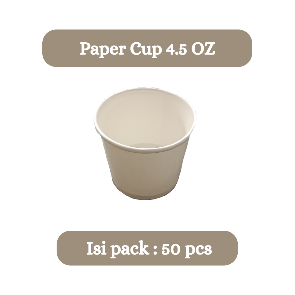 Jual Fajar Mulya - Paper Cup 4.5 oz, 6.5 oz, 8 oz Putih Polos, 8 oz ...