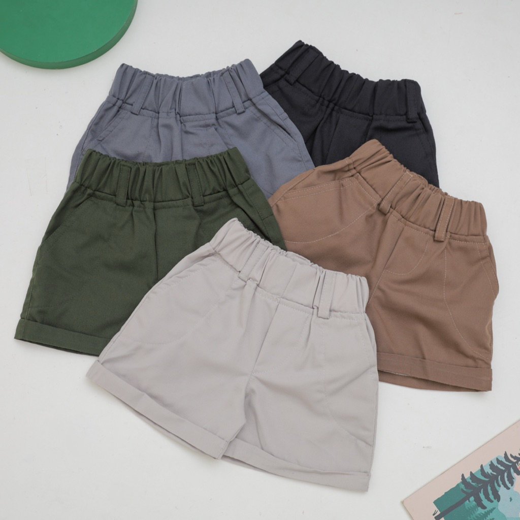 Jual Celana Chino Pendek Anak Laki Laki Perempuan Usia 1 - 5 Tahun | Shopee Indonesia