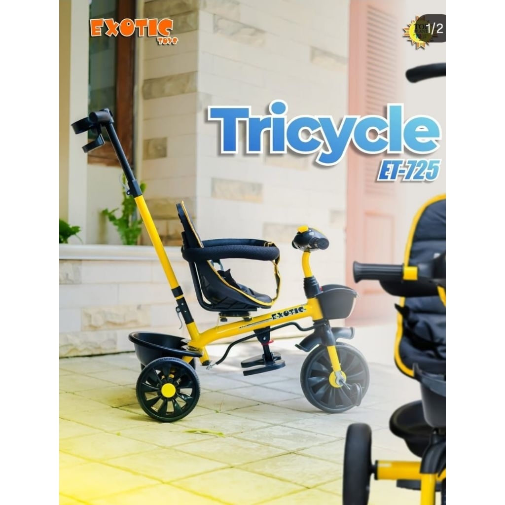 Jual Sepeda Roda 3 Tiga Merk EXOTIC Dan Aviator. Musik Lampu Dorong ...
