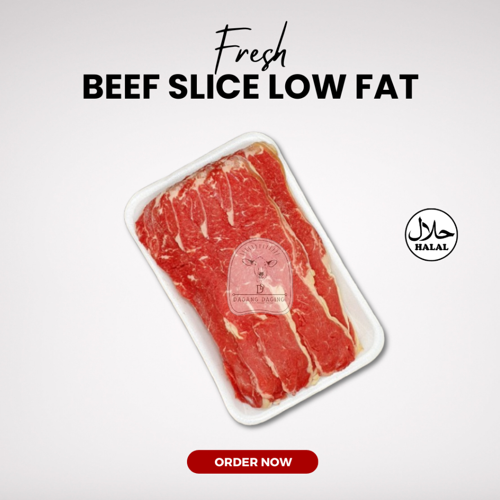 Jual Beef Slice Low Fat / Daging Sapi Slice Rendah Lemak Fresh Halal ...
