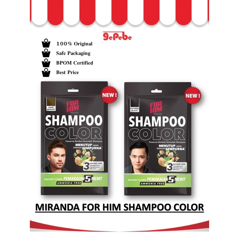 Jual Miranda For Him Shampoo Color | Shopee Indonesia