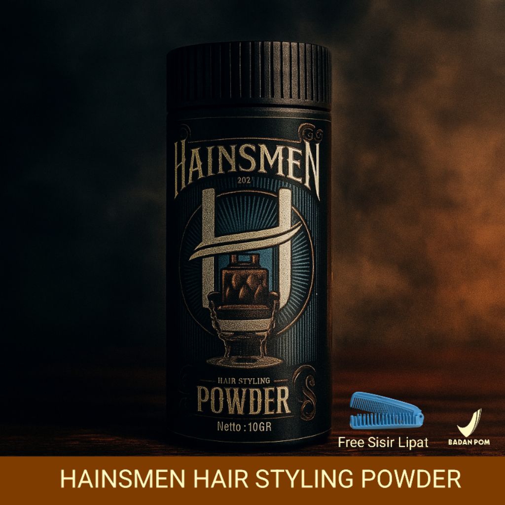 Jual HAINSMEN Hair Styling Powder Pomade Bubuk Penata Rambut Volume ...