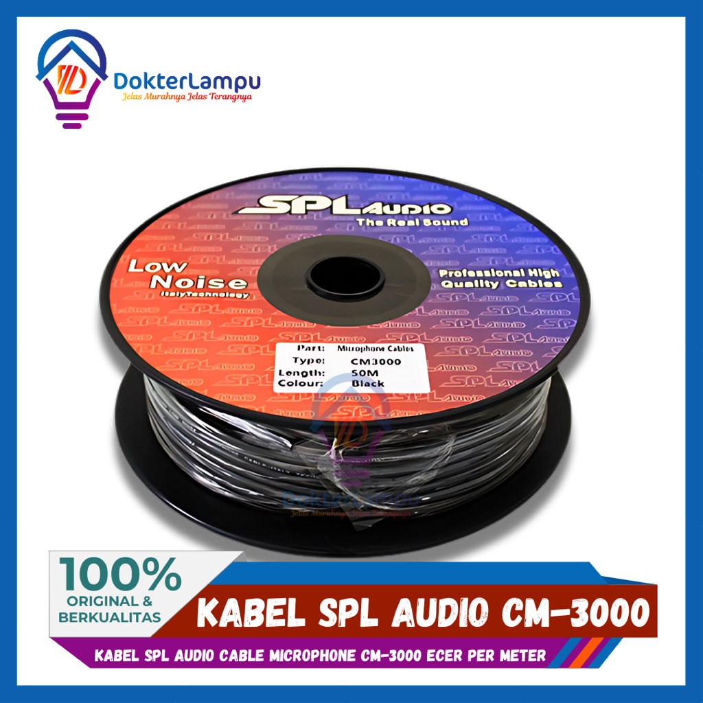 Jual KABEL SPL Audio Cable Microphone CM-3000 Ecer Per Meter KUALITAS ...