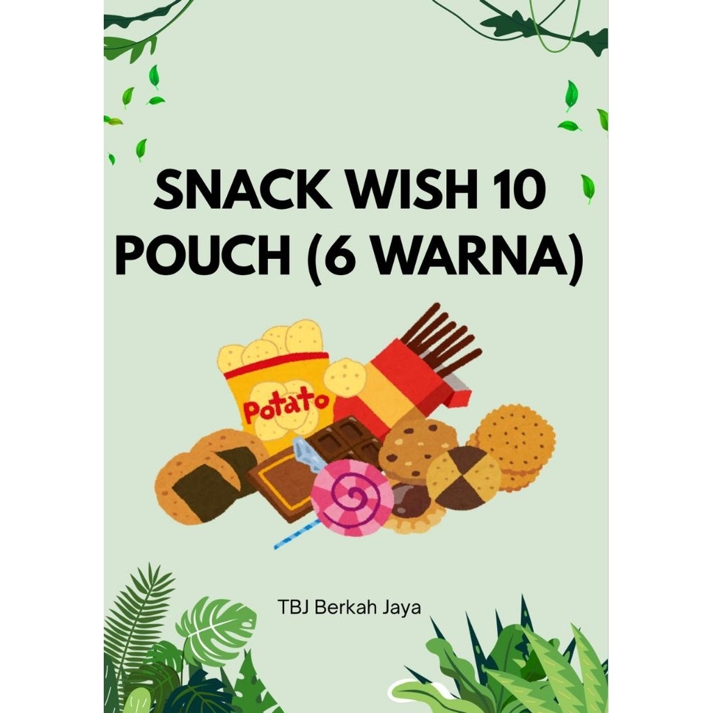 Jual Snack Wish 10 Pouch (6 Warna) | Shopee Indonesia