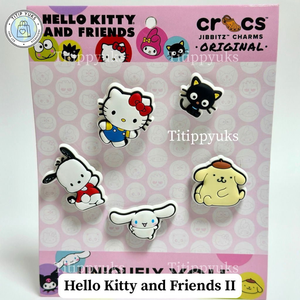 Jual Crocs Jibbitz Original Sanrio Character Hello Kitty and Friends ...