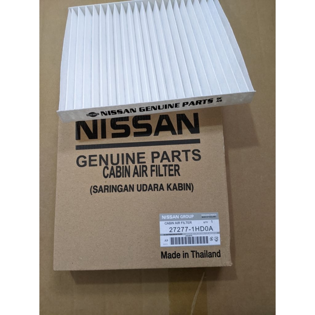 Jual FILTER AC CABIN NISSAN MARCH 1.3/ DATSUN GO(27277-1HD0A) | Shopee ...