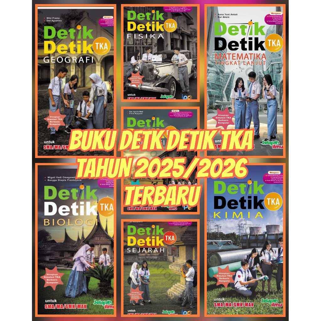 Jual BUKU DETIK DETIK TKA SD ,SMP ,SMA ,INTAN PARIWARA TAHUN 2025/2026 ...