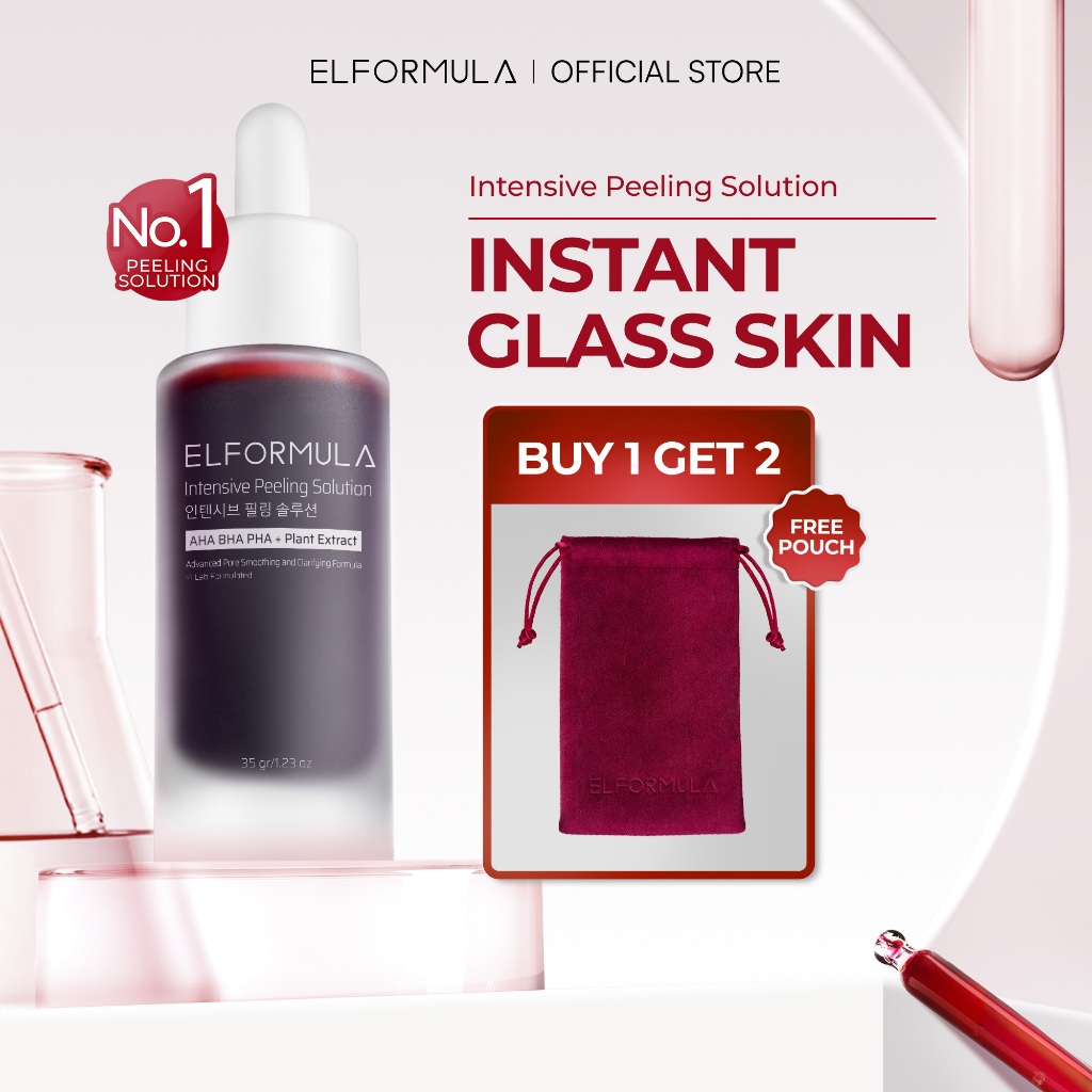 Jual [ FREE POUCH ] ELFORMULA Intensive Peeling Solution - Peeling ...