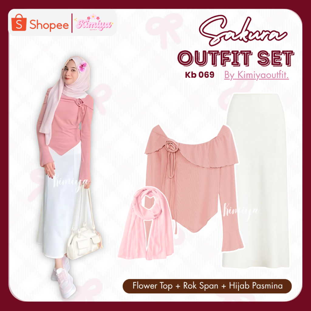 Jual Kimiyaoutfit - 3 in 1 Setelan Outfit Style Remaja Kekinian ...
