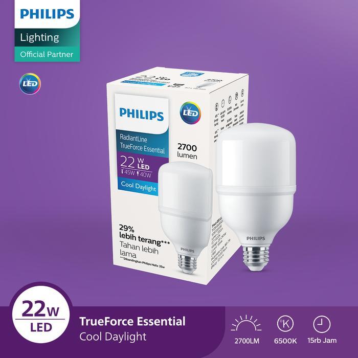 Jual PHILIPS Lampu LED 22 Watt 22w RadiantLine TrueForce Essential E27 ...