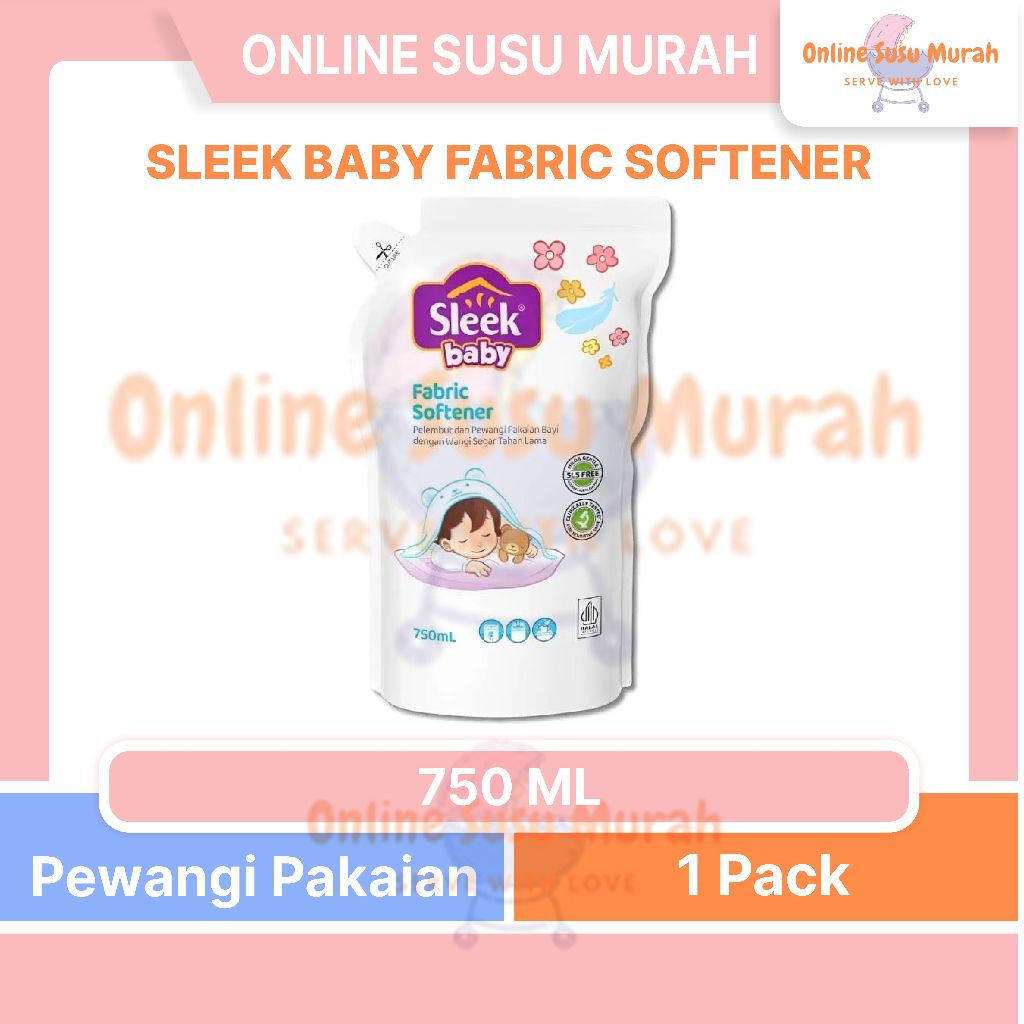 Jual SLEEK BABY SOFTENER 750ML - PELEMBUT DAN PEWANGI PAKAIAN BAYI ...