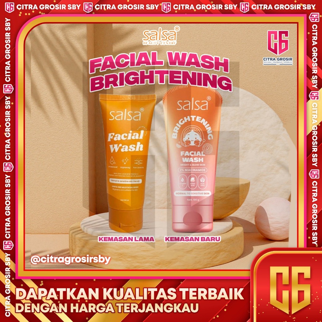 Jual SALSA Facial Wash Gentle & Mild || Sabun Pembersih Wajah 100ml ...