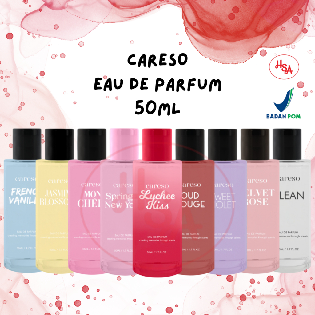 Jual Careso Eau De Parfum 50ML / Perfume / Parfum EDP / Jasmine / Rose ...