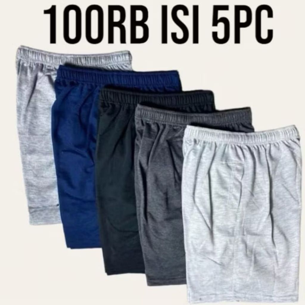 Jual Paket 3 Celana Pendek kolor Pria Cowok Ukuran L XL XXL XXXL Celana ...