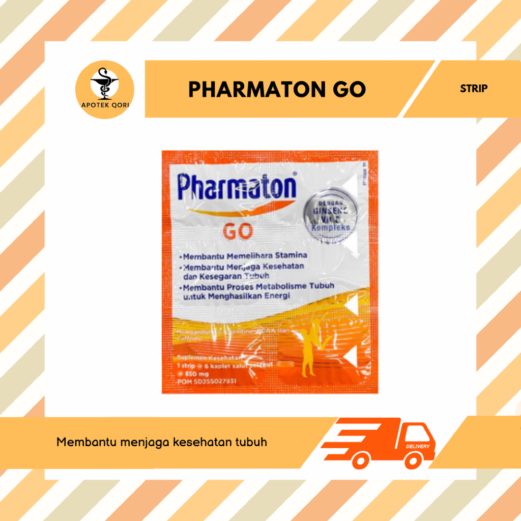 Jual PHARMATON GO STRIP 6 TABLET / SUPLEMEN KESEHATAN TUBUH | Shopee ...