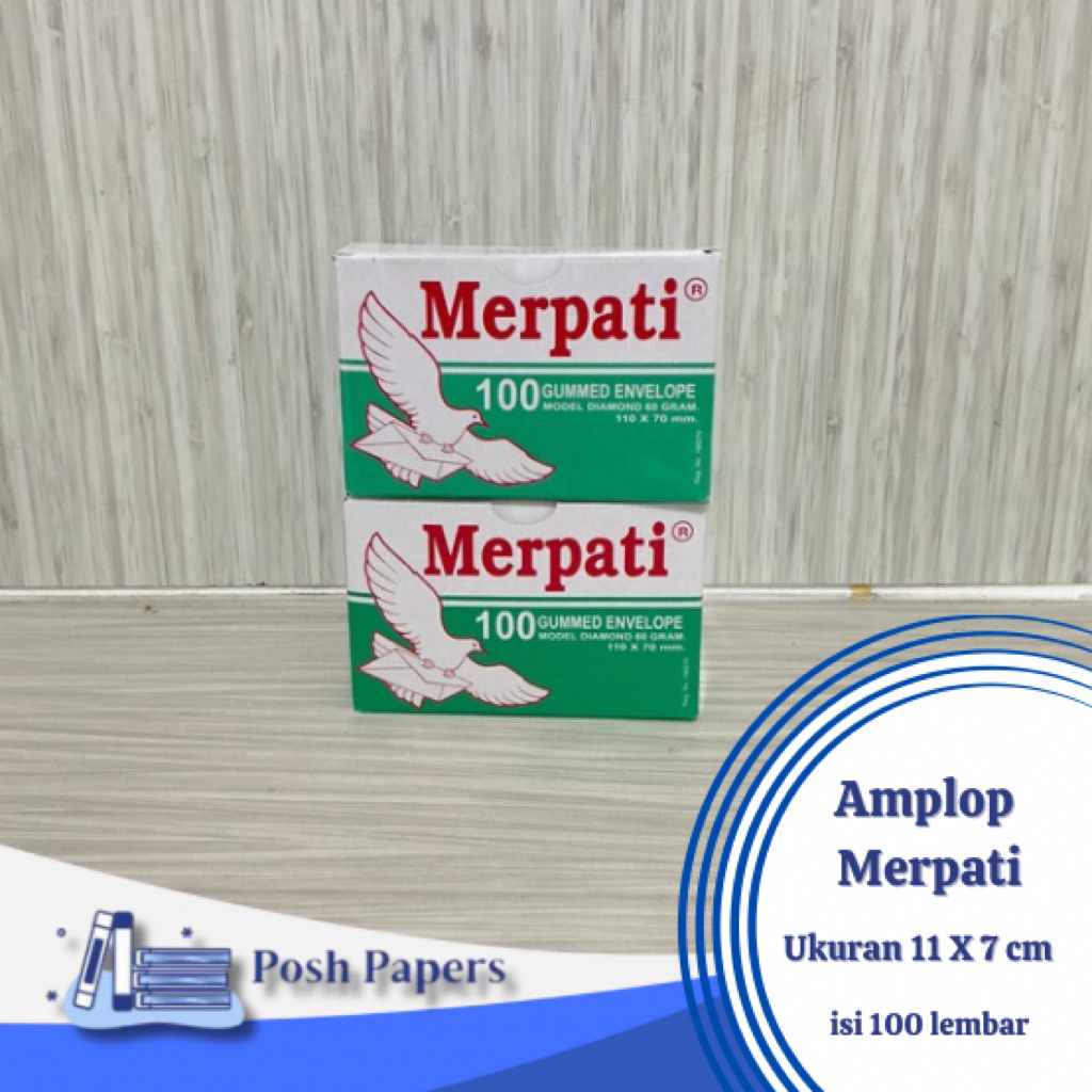 Jual Amplop Merpati Mini hijau 60 GSM (1 Pack isi 100) | Shopee Indonesia