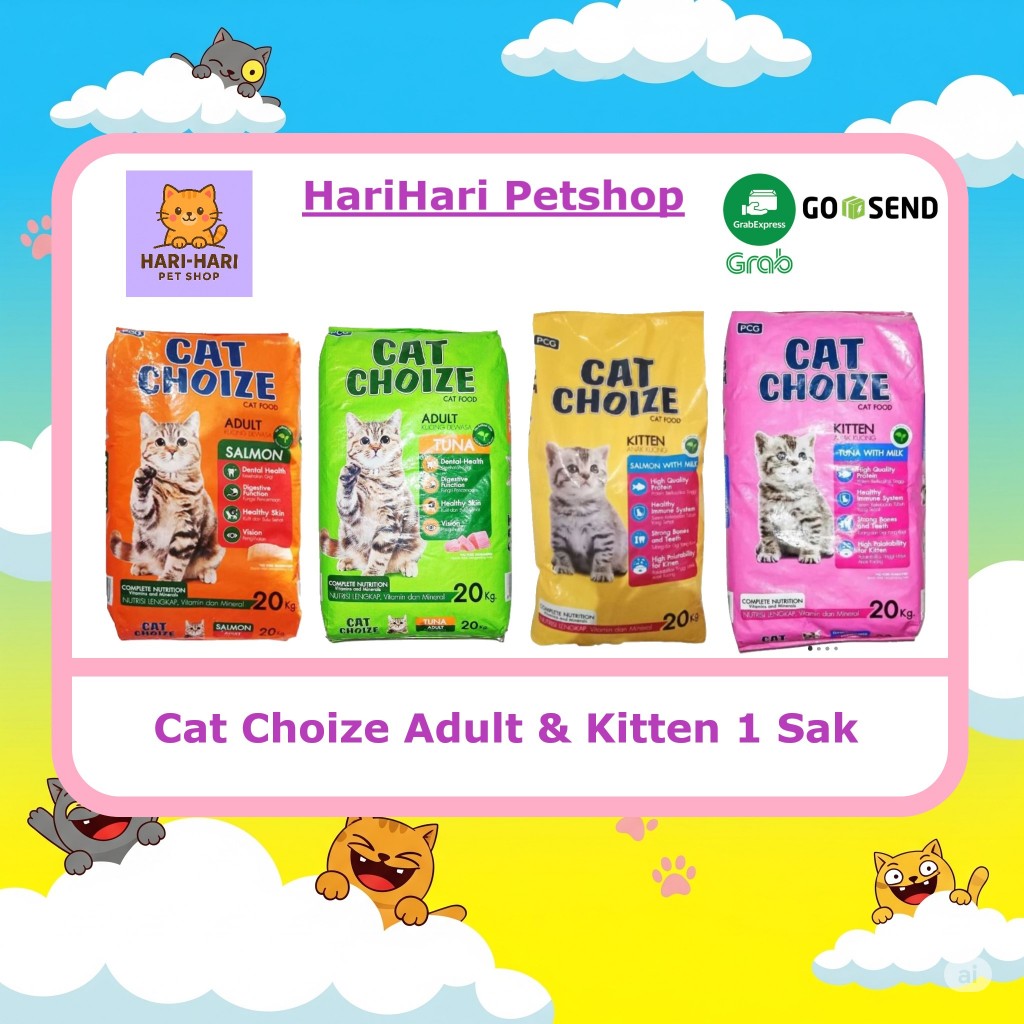 Jual Cat Choize Adult & Kitten 20Kg (1 Karung) | Shopee Indonesia
