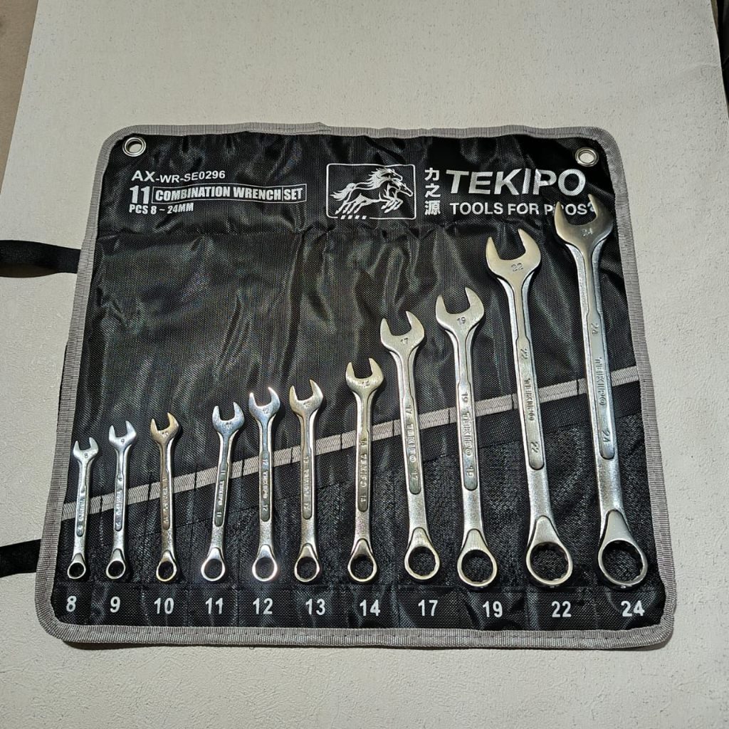 Jual Kunci Ring Pas Tekiro 11pcs 8-24 mm / Kunci Ring Pas Set 11 pcs ...