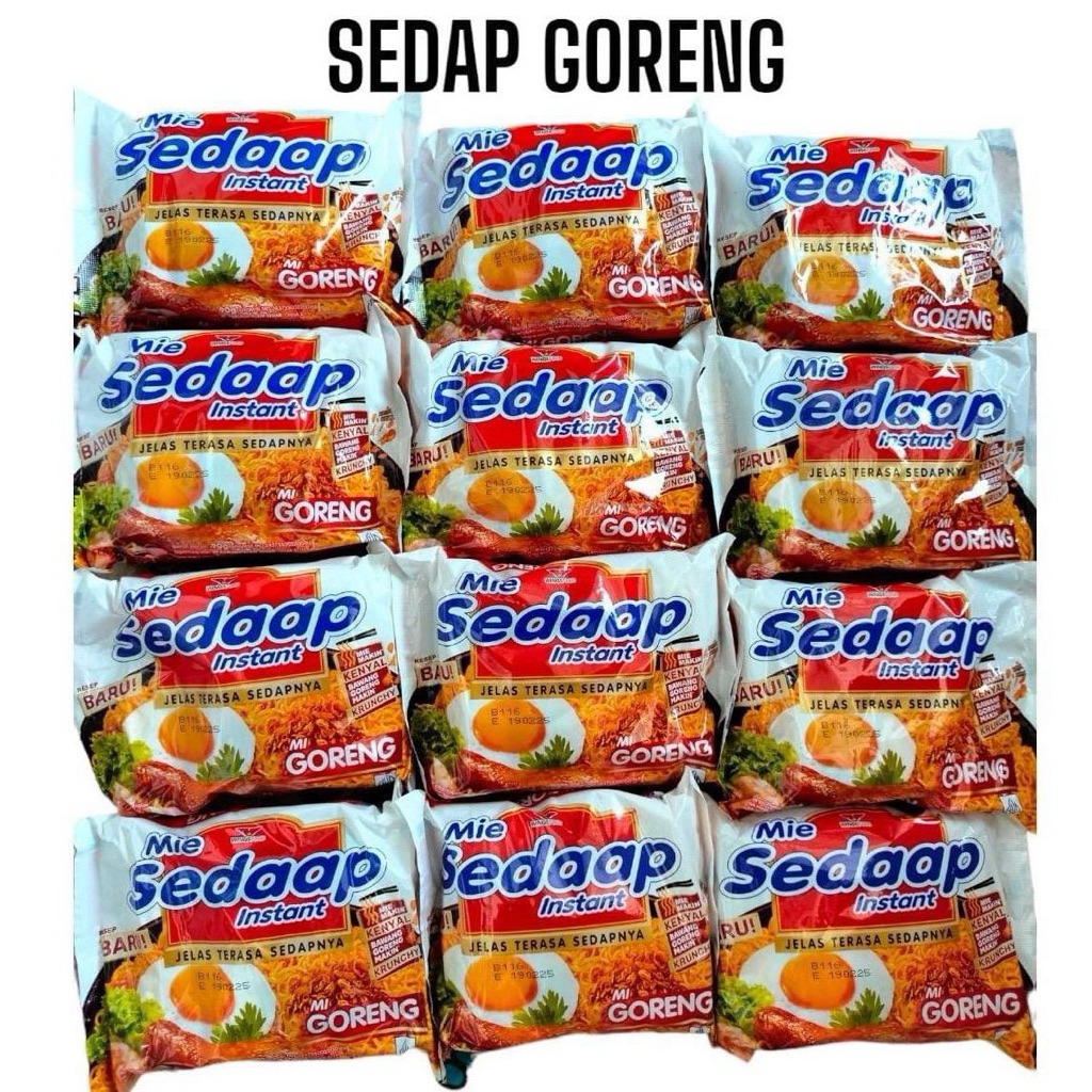 Jual [Paket 10 Bungkus] MIE SEDAAP GORENG 90gr MIE GORENG INSTAN ...