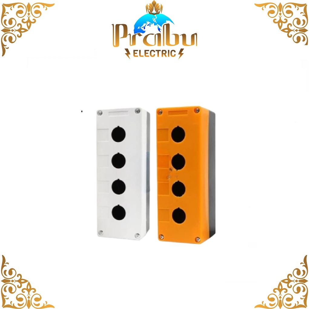 Jual Box Push Button Station 4 Lubang 22mm / Control Switch Box BX4-22 ...