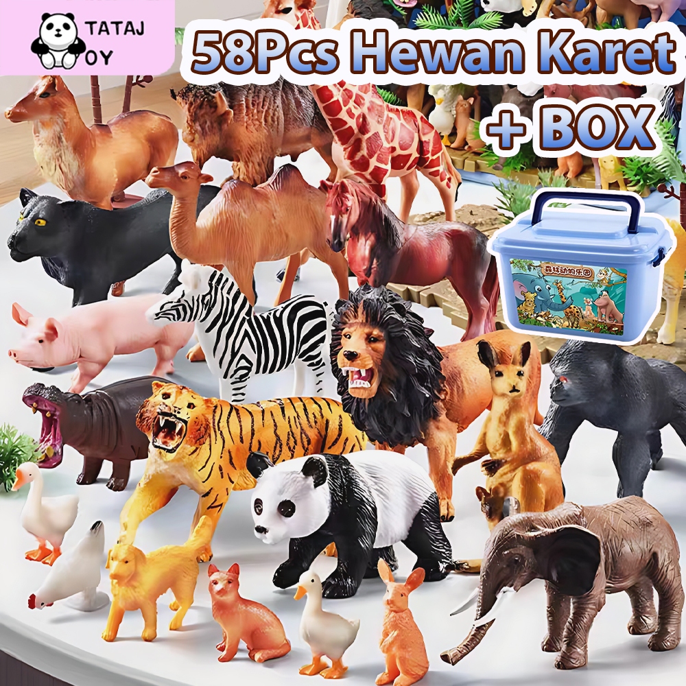 Jual Tatajoy Mainan Hewan Karet Mainan Hewan Kecil Binatang Animal ...