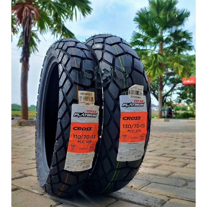 Jual SEPASANG (1 SET) BAN NMAX CORSA CROSS S UKURAN 110/70-13 & 130/70 ...