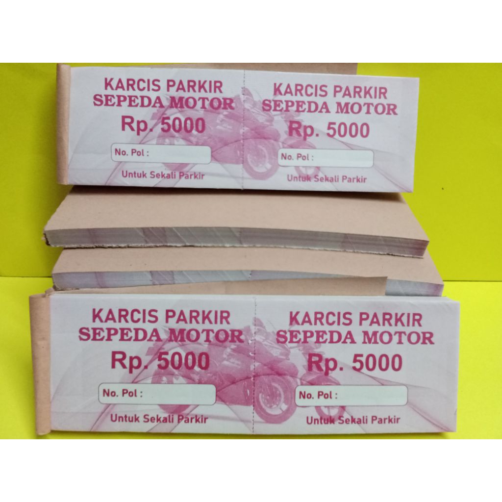 Jual READY KARCIS PARKIR MOTOR/MOBIL | Shopee Indonesia