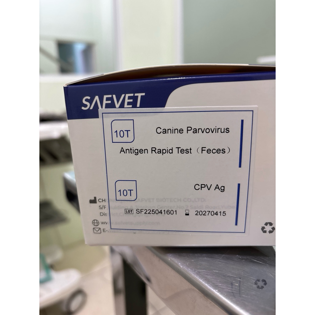 Jual rapid test kit vet diagnostic canine parvo virus antigen Cpv ag ...