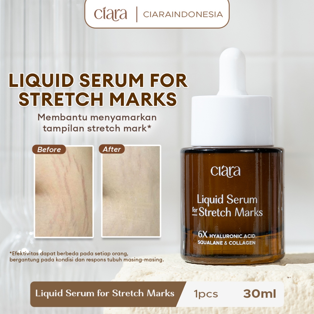 Jual Ciara Liquid Serum For Stretchmarks Memudarkan Stretchmarks bpom ...