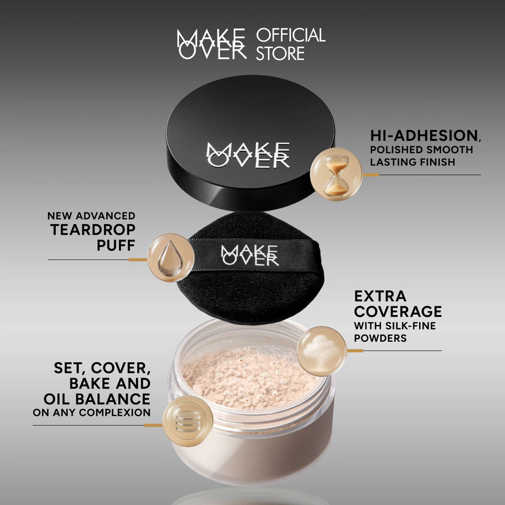 Jual MFI - MAKE OVER Silky Smooth Translucent Powder - Bedak Tabur ...