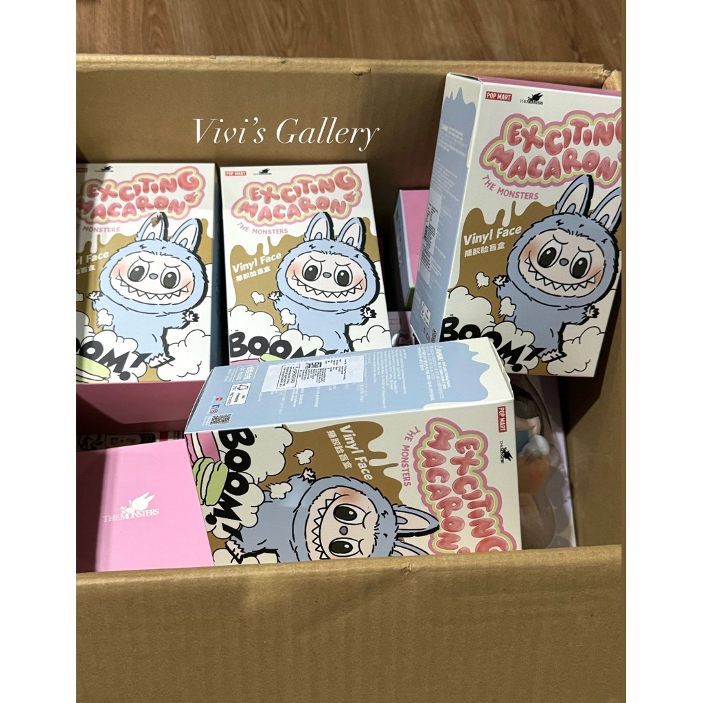 Jual 【𝗥𝗘𝗔𝗗𝗬 & 𝗛𝗔𝗩𝗘 𝗦𝗘𝗖𝗥𝗘𝗧】POP MART 100% ORIGINAL LABUBU THE MONSTERS V1 - Exciting Macaron Vinyl ...