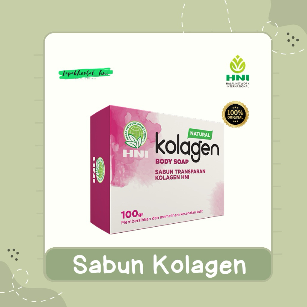 Jual Sabun Transparan Kolagen HNI HPAI | Natural Kolagen Body Shop ...