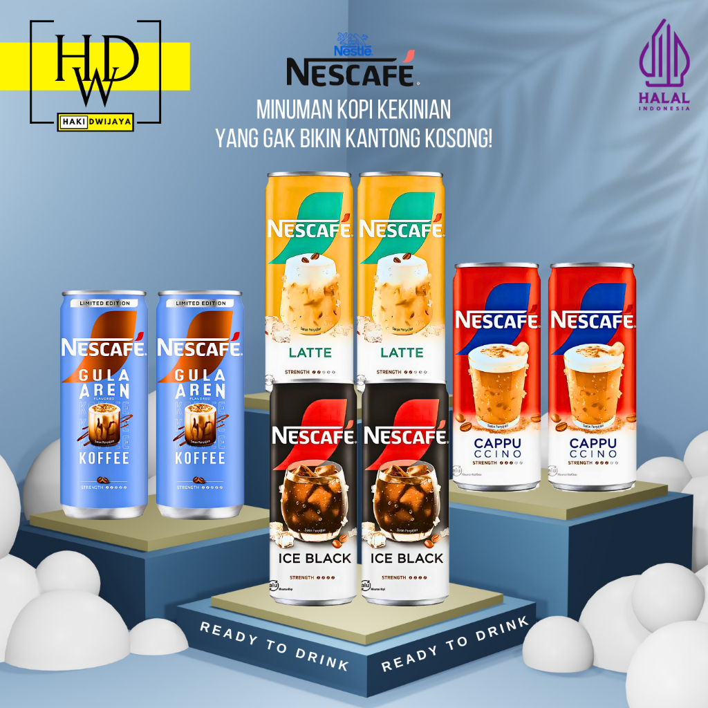 Jual Nescafe Kopi Minuman Kaleng Ready To Drink All Varian 220ml ...
