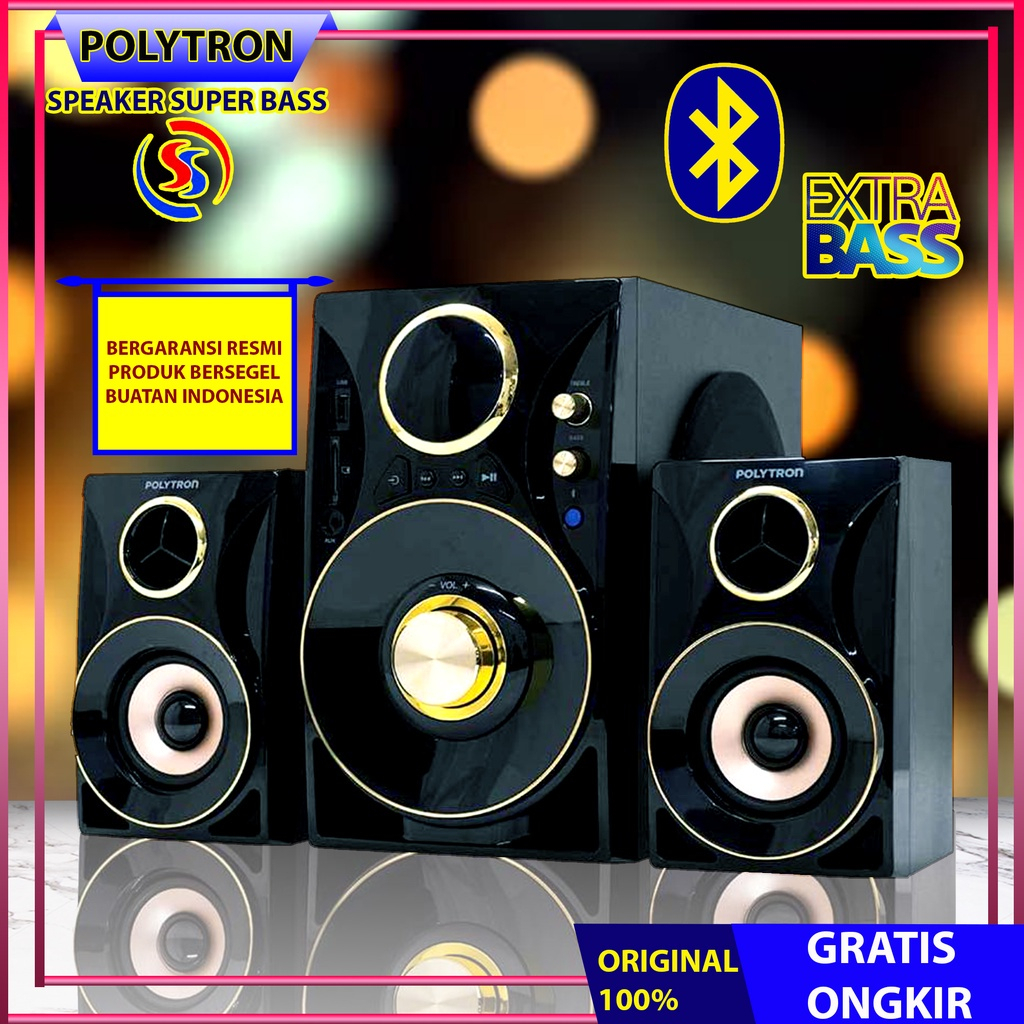Jual SPEAKER POLYTRON SPEAKER BLUETOOTH SPEAKER BASS PMA 9310 BLUETOOTH ...