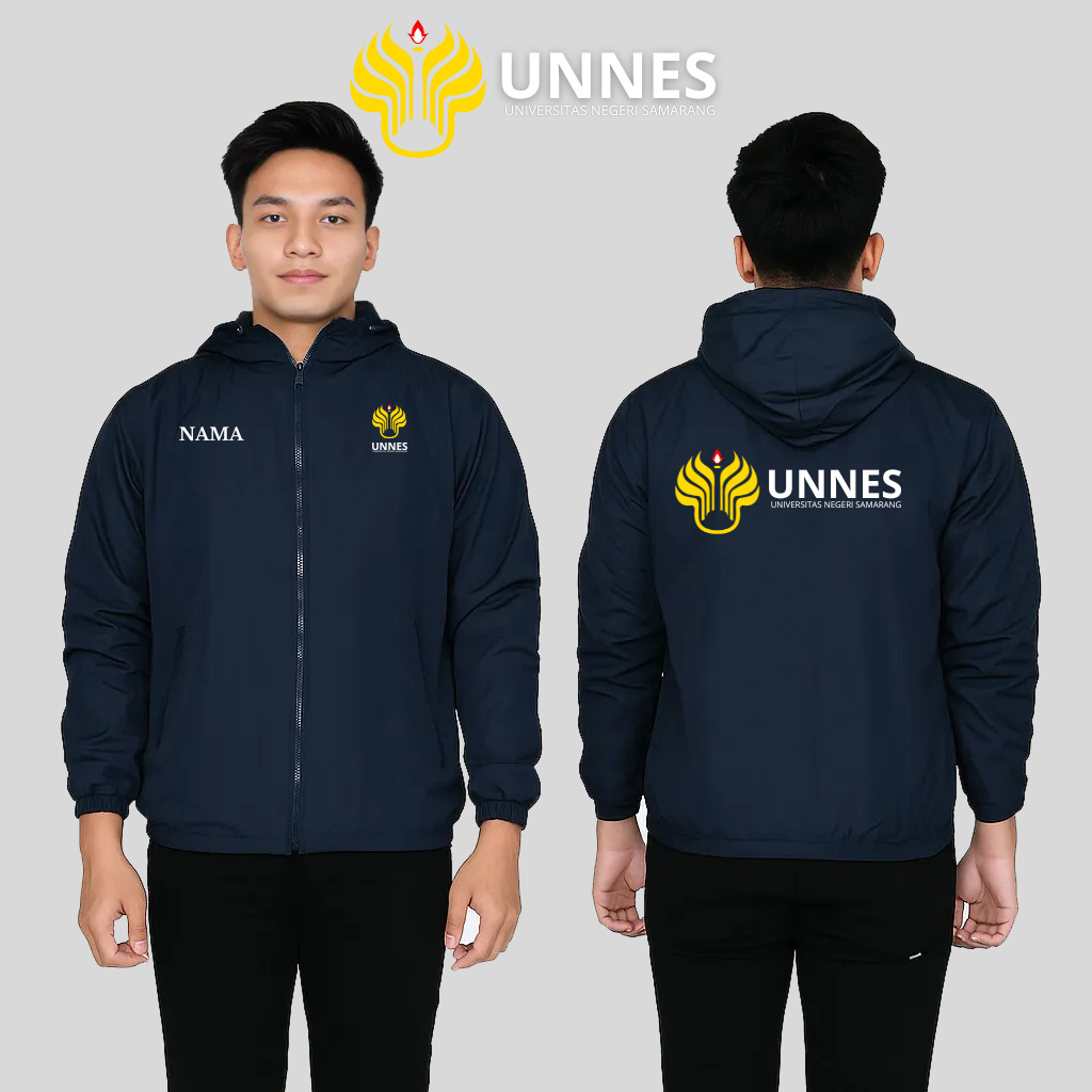 Jual Jaket Almamater UNNES Custom Logo & Nama – Bahan Parasut ...