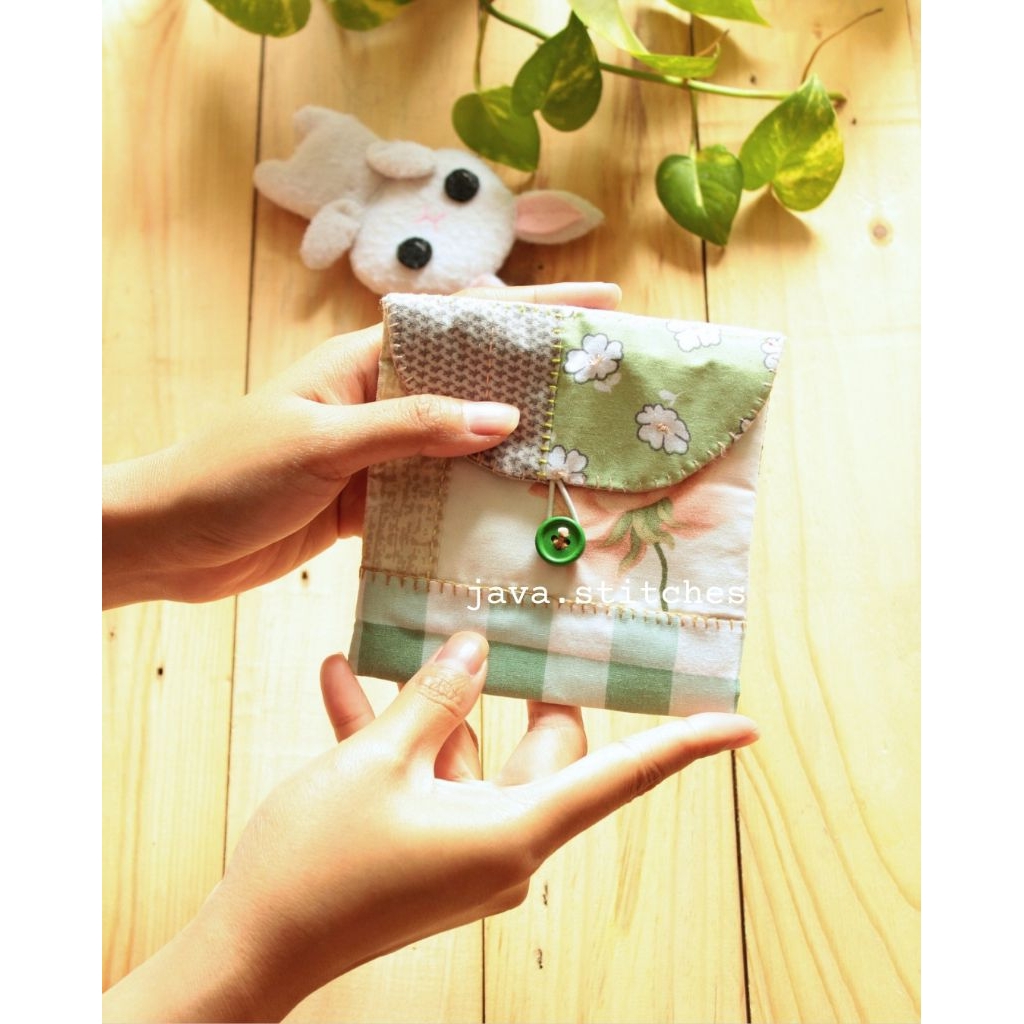Jual wallet | dompet kain perca full jahit & sulam tangan (hand ...