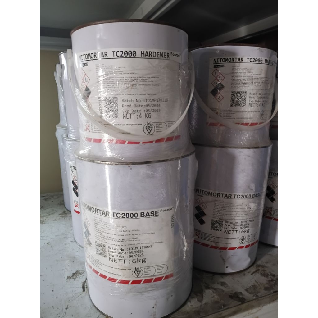 Jual FOSROC NITOMORTAR TC2000 BASE ( 2 Komponen AB ) | Shopee Indonesia