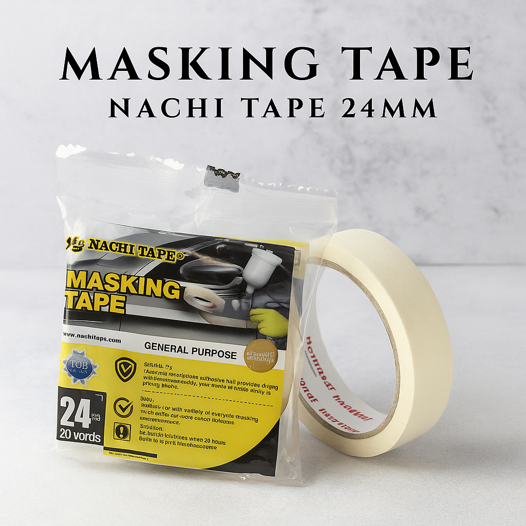 Jual Masking Tape 24 mm Nachi Isolasi Kertas 24mm Murah meriah | Shopee ...