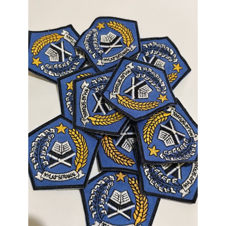 Jual BORDIR,EMBLEM,PATCH,ATRIBUT,LOGO,SEKOLAH,KEMENAG | Shopee Indonesia