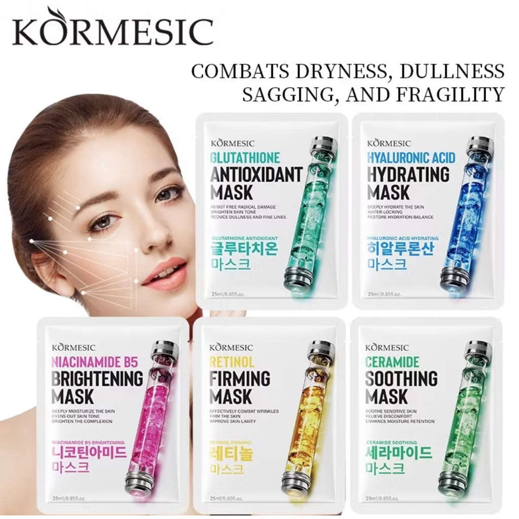 Jual PAHE KORMESIC FACIAL MASK ISI 10 PCS | Shopee Indonesia