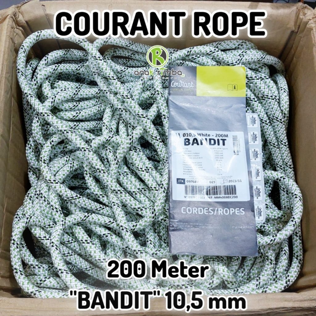 Jual TALI KARMANTEL 10,5 mm X 200 METER BANDIT COURANT STATIS | Shopee ...