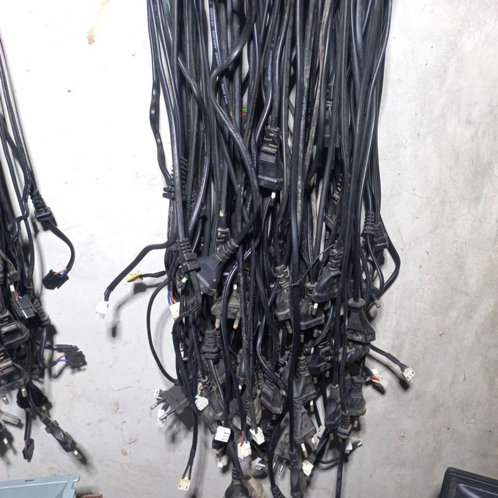 Jual Kabel AC Colokan Tv led Lcd Power Supply Original Asli Tembaga ...