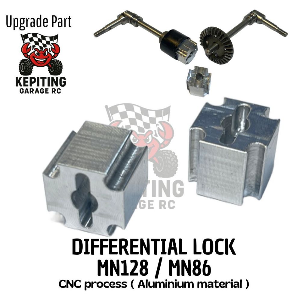 Jual differential lock CNC gardan ( Difflock) metal mn128 mn86 | Shopee ...