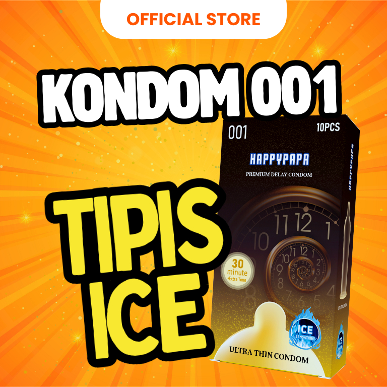 Jual Happypapa Kondom Ultra Thin 001 Ice Premium - Varian Box Isi 10pcs ...