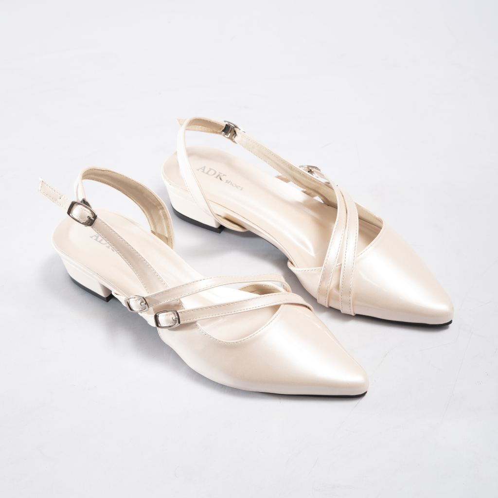 Jual Adk Shoes ALULA Heels wanita 3 cm Sepatu Heels coquette Perempuan ...