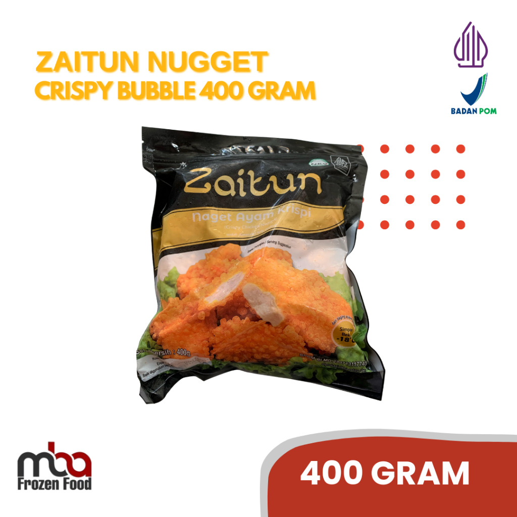 Jual ZAITUN Crispy Chicken Nugget 400 Gram /Nugget /AyamTepung ...
