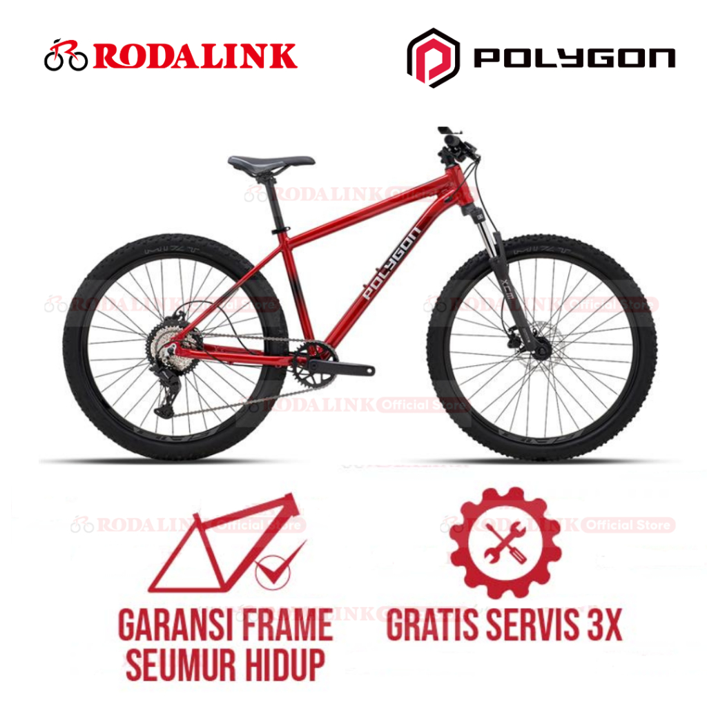 Jual Polygon Sepeda Gunung MTB Cascade 3 | Sepeda Gunung XC Alloy | Shopee Indonesia